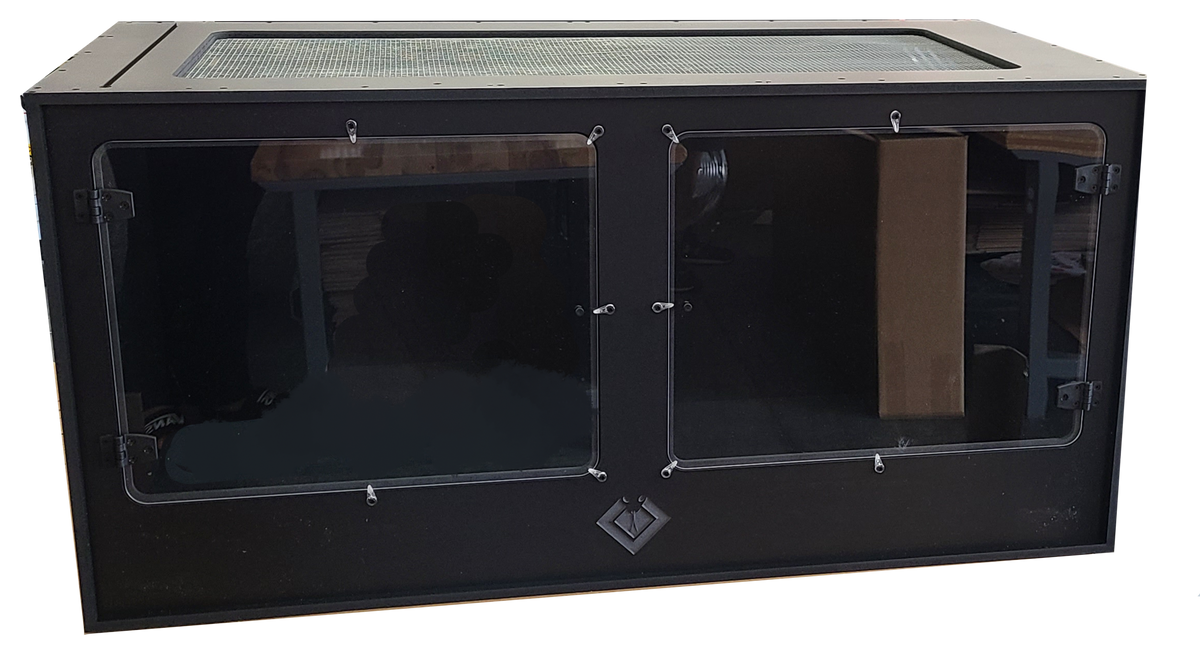 Premium 4' PVC Reptile Cages | BlackBox Reptile Racks & Cages ...
